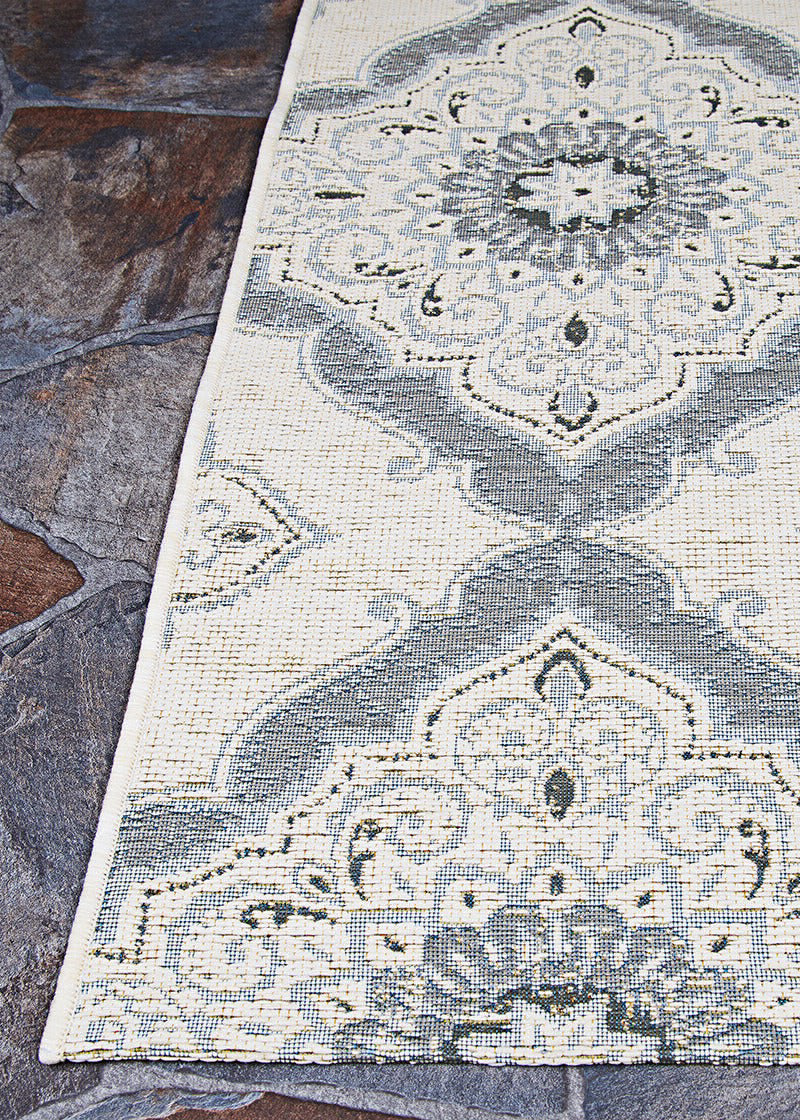 Couristan Dolce Brindisi Ivory/Confederate Grey Area Rug – Incredible ...