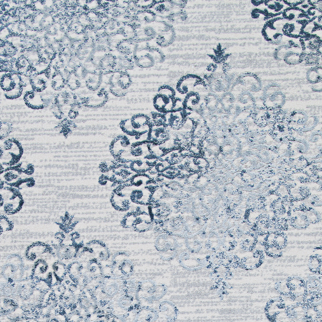 Couristan Calinda Montebello Steel Blue/Ivory Area Rug – Incredible ...