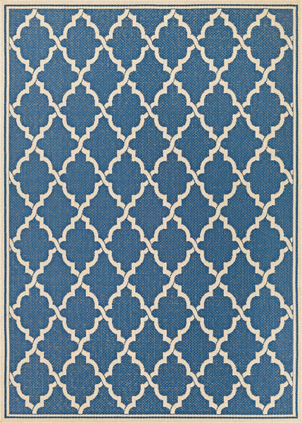 Couristan Monaco Ocean Port Azure/Sand Area Rug – Incredible Rugs and Decor