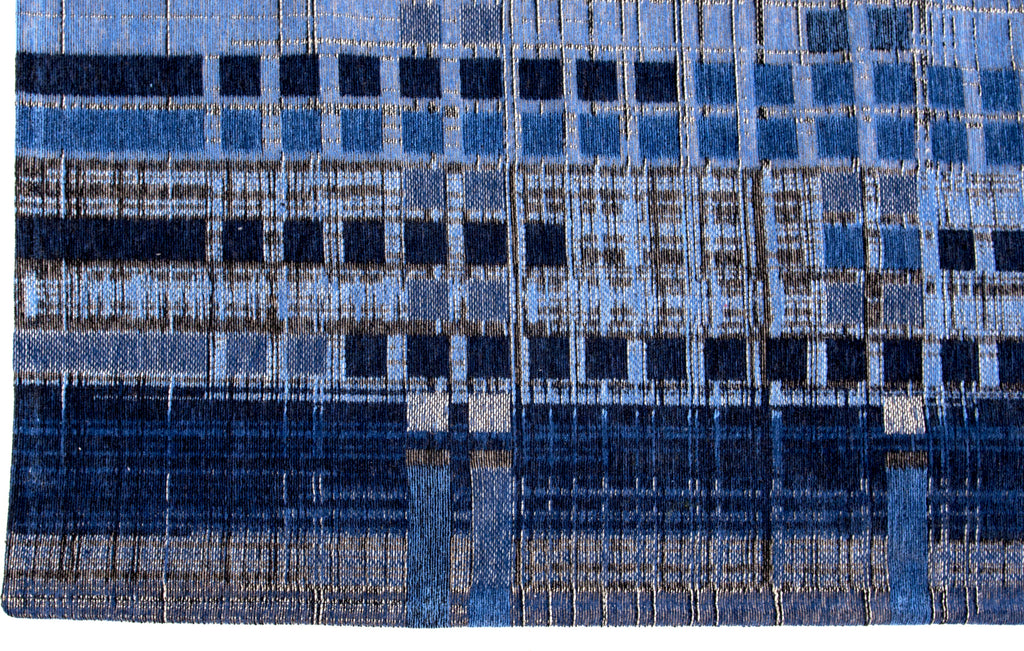 Louis de Poortere Mad Men Sky Scraper 8426 Rockefeller Blue Area Rug ...