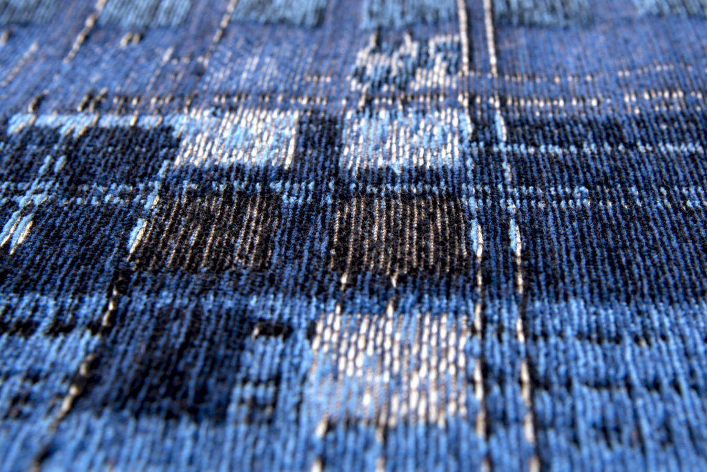 Louis de Poortere Mad Men Sky Scraper 8426 Rockefeller Blue Area Rug ...