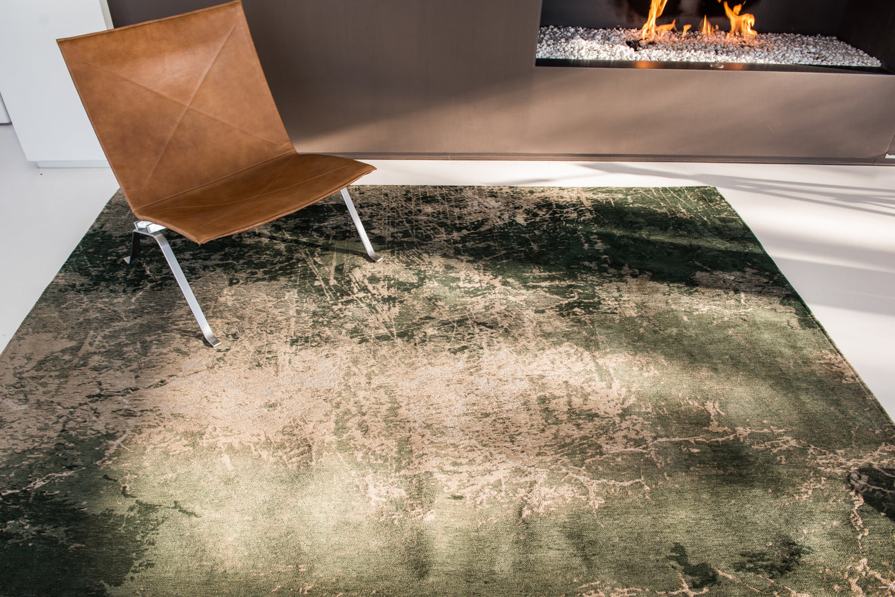 Louis de Poortere Mad Men Cracks 8723 Dark Pine Area Rug – Incredible ...