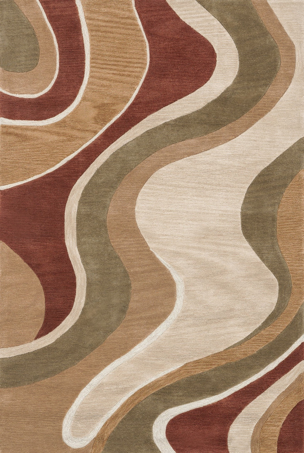 Loloi Abacus AC-01 Beige / Rust Area Rug – Incredible Rugs and Decor