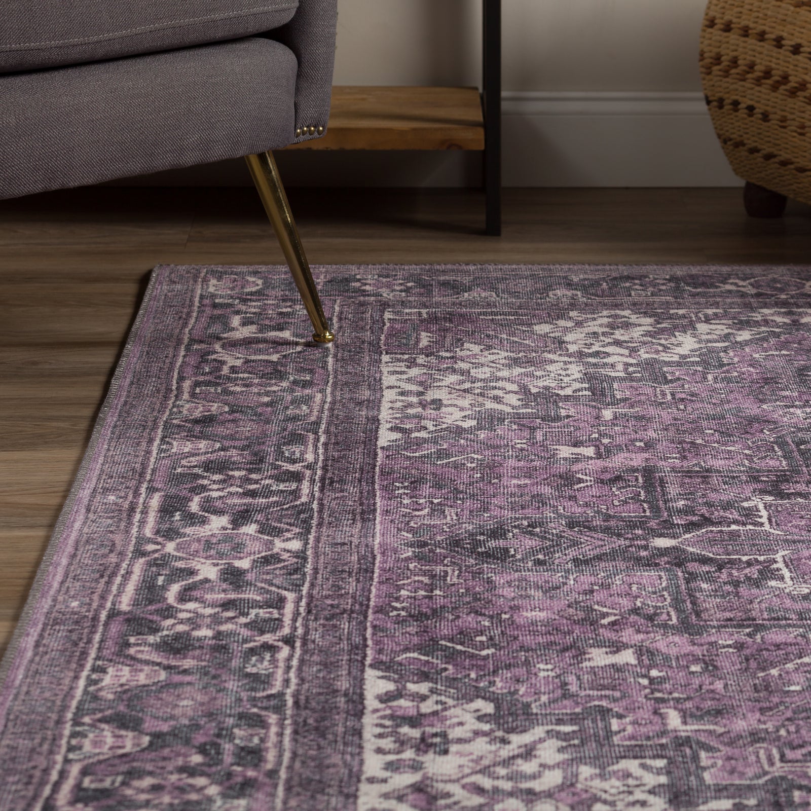 Plum Area Rug