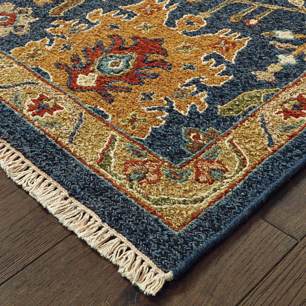 Tommy Bahama Angora 12307 Blue Rust Area Rug – Incredible Rugs and Decor