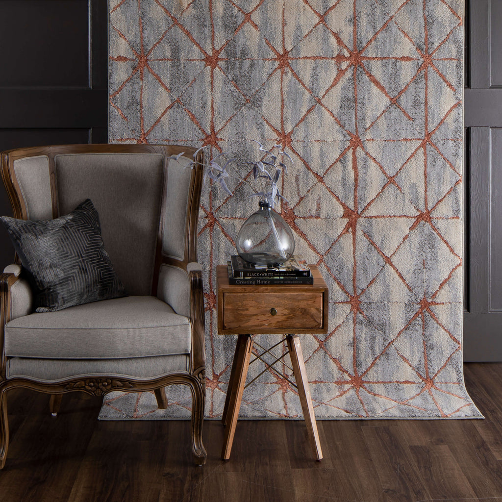 Karastan Soiree Appenzell Rose Gold Area Rug – Incredible Rugs and Decor