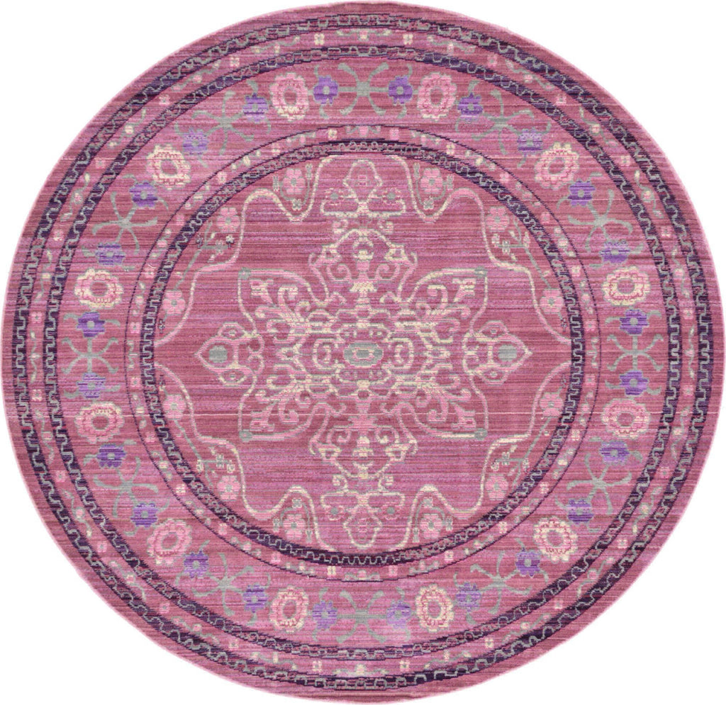 Unique Loom Austin T-B150A Pink Area Rug – Incredible Rugs and Decor