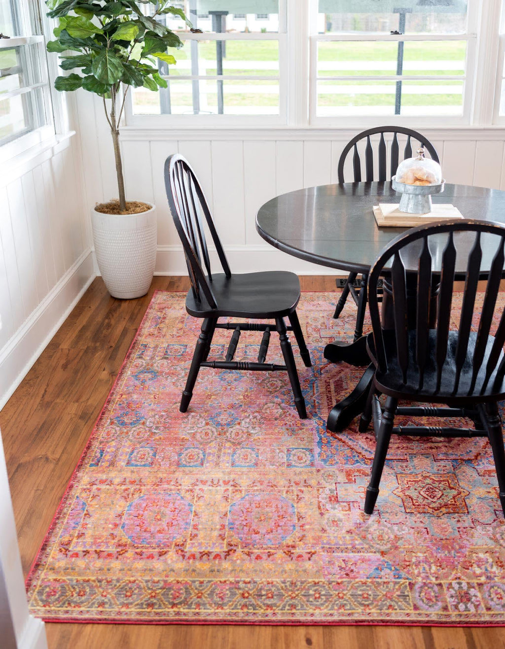 Unique Loom Austin T-B207C Peach Area Rug – Incredible Rugs and Decor