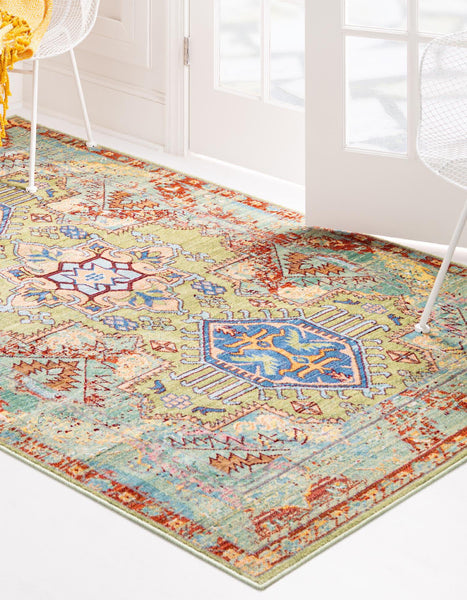 Unique Loom Austin T-B213B Light Green Area Rug – Incredible Rugs and Decor