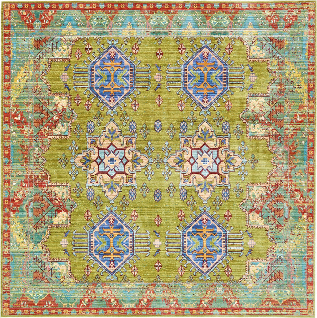 Unique Loom Austin T-B213B Light Green Area Rug – Incredible Rugs and Decor