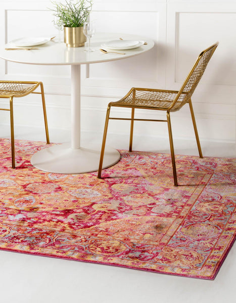 Unique Loom Austin T-H206B Red Area Rug – Incredible Rugs and Decor