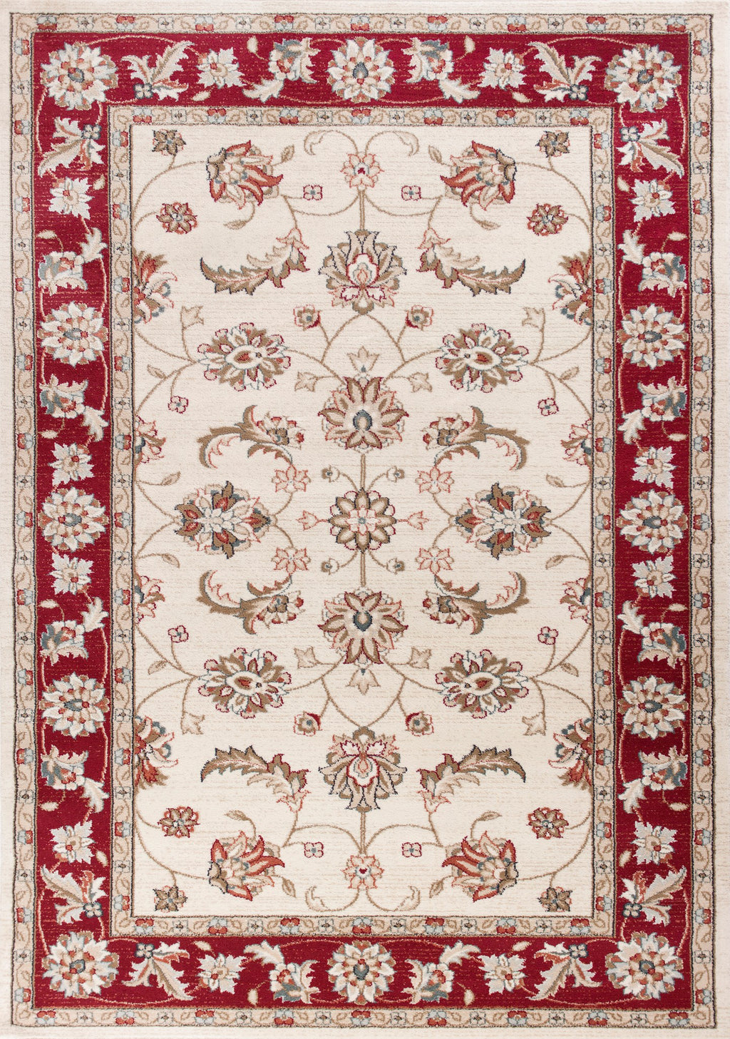 KAS Avalon 5613 Ivory / Red Mahal Area Rug – Incredible Rugs and Decor