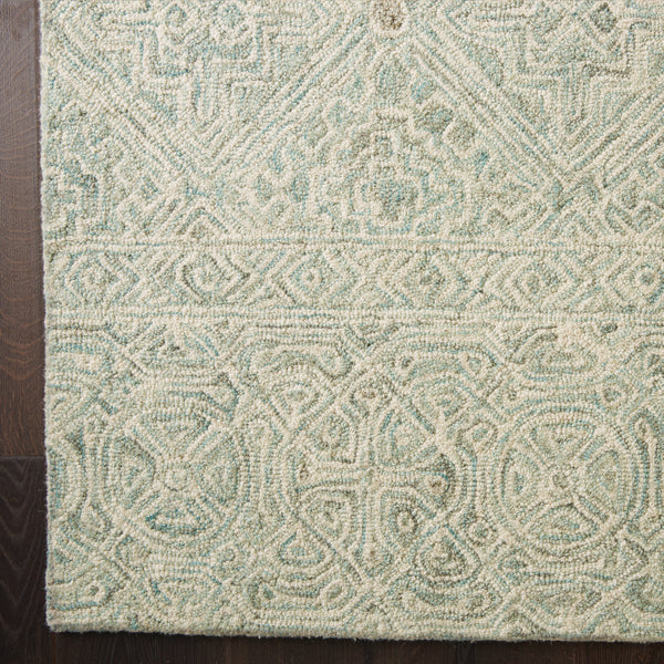 Azura AZM01 Ivory/Grey/Teal Area Rug by Nourison – Incredible Rugs and ...