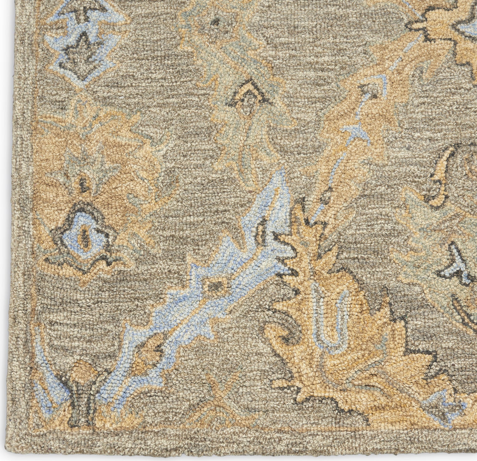 Azura AZM03 Taupe/Blue Area Rug by Nourison – Incredible Rugs and Decor