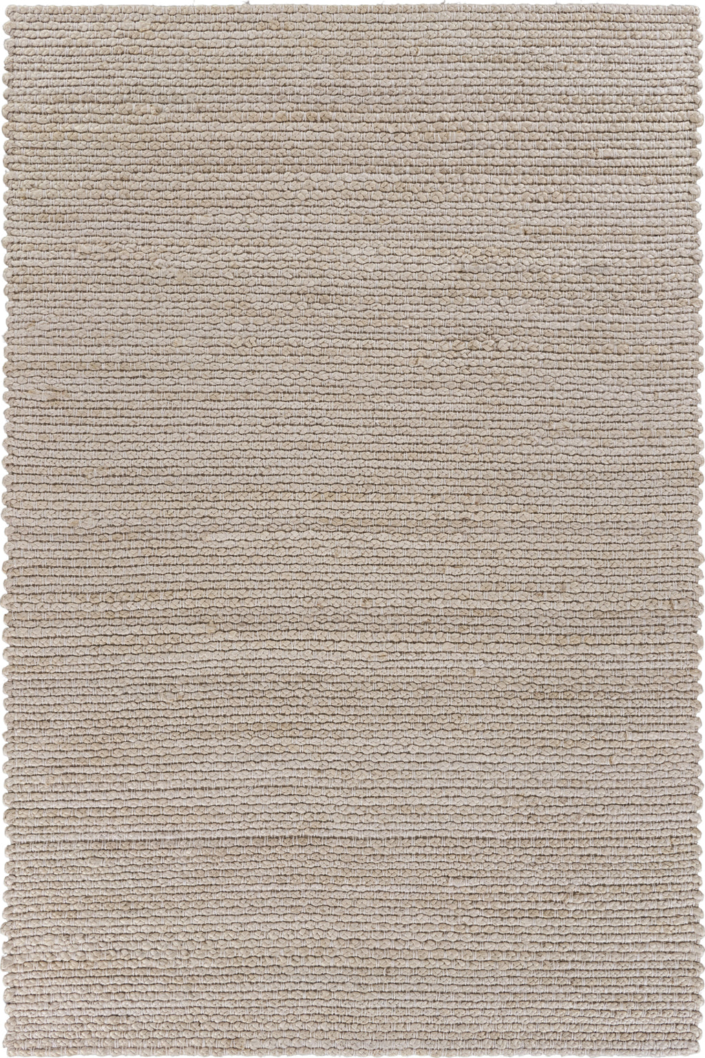 LR Home Bleached Naturals Contemporary Jute Bleach / Ivory Area Rug ...