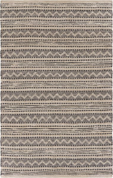LR Resources Bleached Naturals Black Chevron Area Rug – Incredible Rugs ...