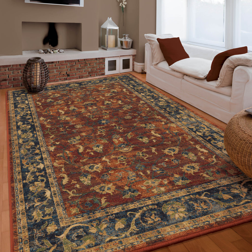 Orian Rugs Bohemian Zettia Red Area Rug – Incredible Rugs and Decor