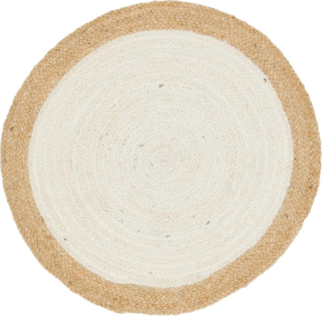 Unique Loom Braided Jute MGN-4 Ivory Area Rug – Incredible Rugs and Decor