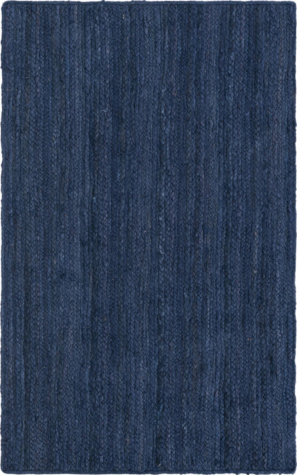 Unique Loom Braided Jute MGN-5-7-8 Navy Blue Area Rug – Incredible Rugs ...