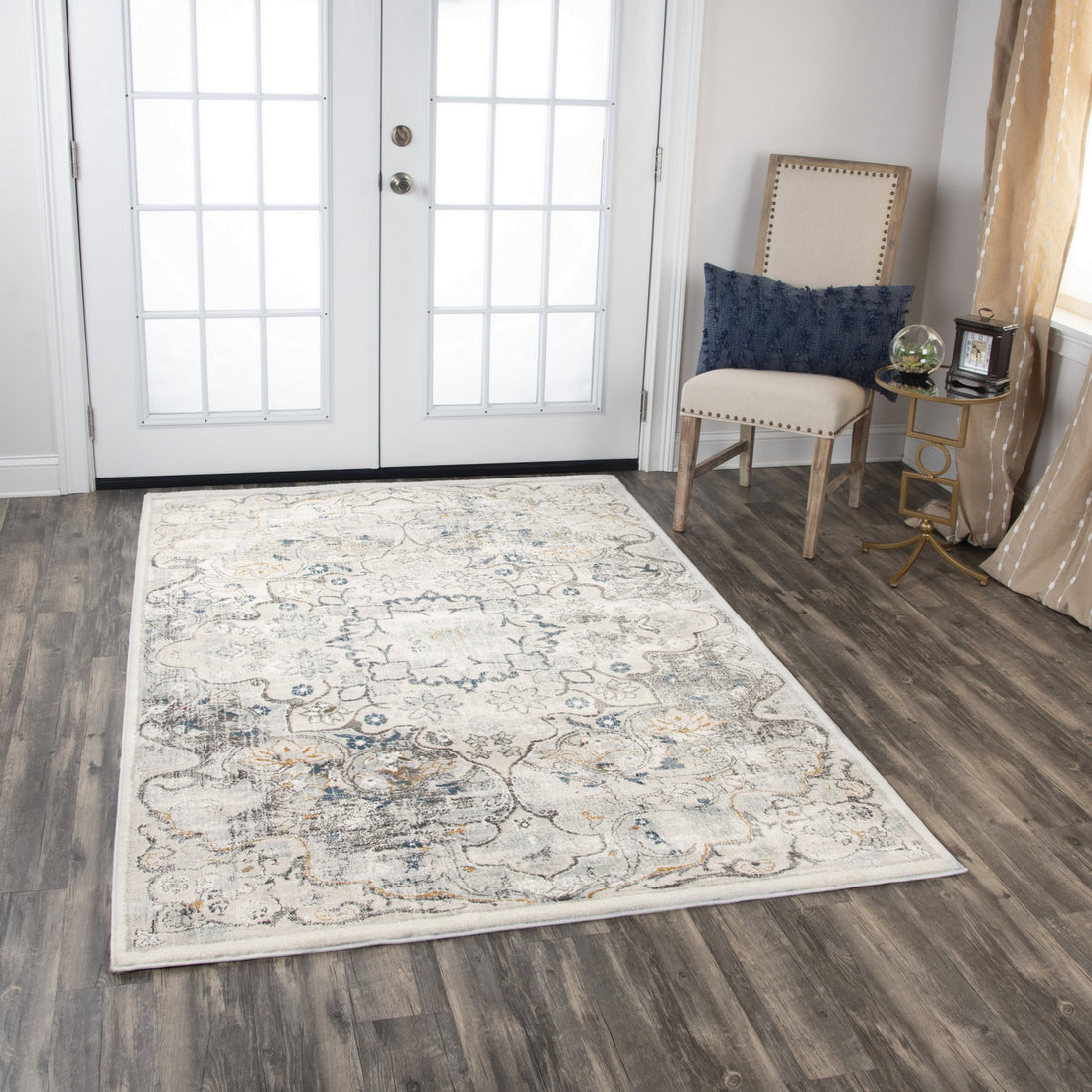 Rizzy Bristol BRS101 Beige/Blue Area Rug – Incredible Rugs and Decor