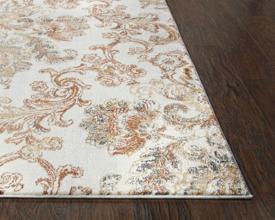 Rizzy Bristol BRS110 Beige/Copper Area Rug – Incredible Rugs and Decor