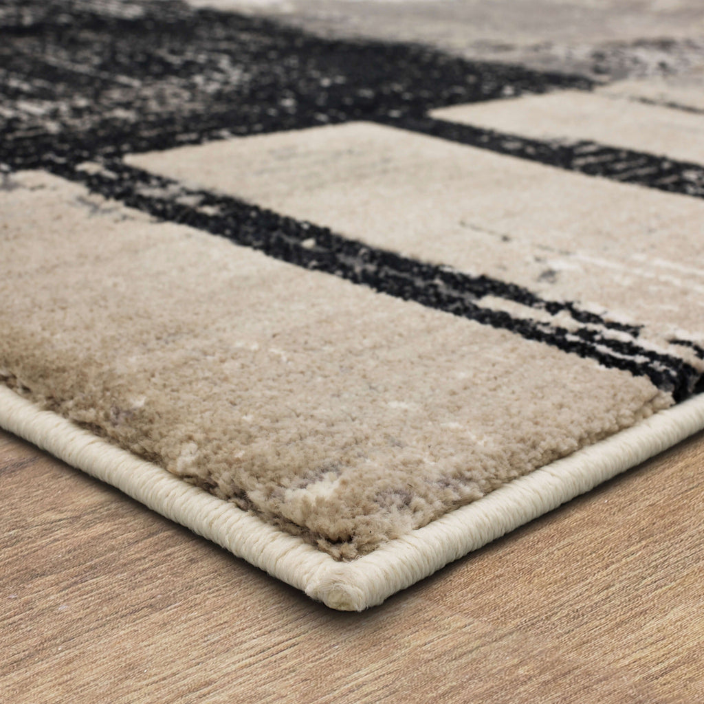 Karastan Epiphany Brush Strokes Soot Area Rug – Incredible Rugs and Decor