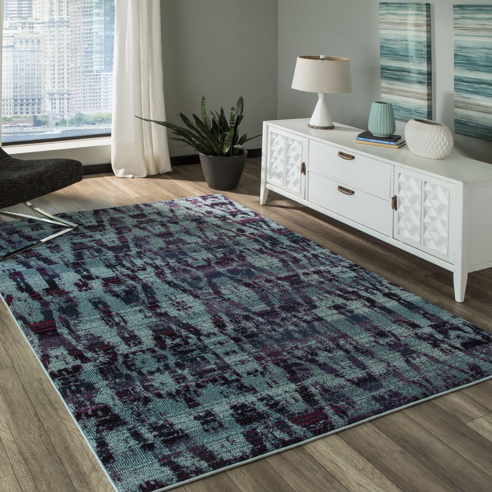 Momeni Casa CAS-3 Blue Area Rug – Incredible Rugs and Decor