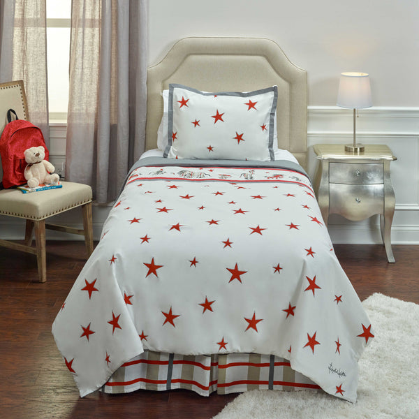 Rizzy BT1489 Punk Rock Animal Stars White Bedding – Incredible Rugs and ...