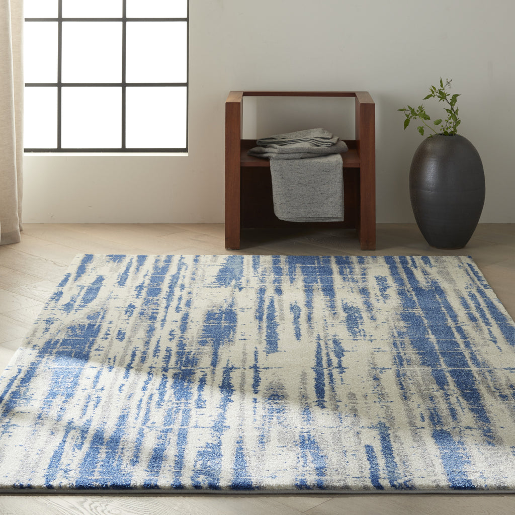 Calvin Klein Ck980 Torrent CK981 Ivory Blue Area Rug – Incredible Rugs ...