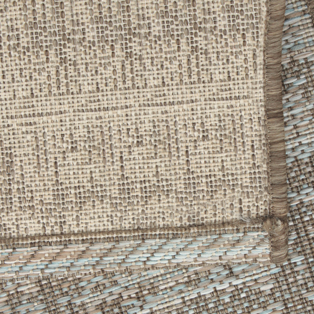 Orian Rugs Coastal Tides Rustic Seashore Light Blue/Brown Area Rug ...