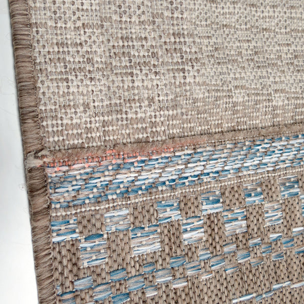 Orian Rugs Coastal Tides Isle Sky Dark Blue/ Brown Area Rug ...