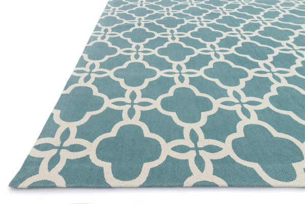 Loloi Geo GEO02 Blue / Ivory Area Rug – Incredible Rugs and Decor