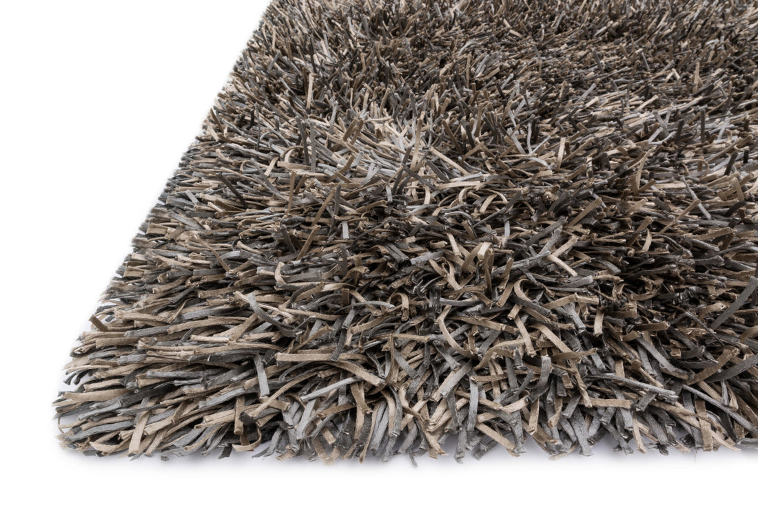 Loloi Linden Shag LI-02 Slate / Taupe Area Rug – Incredible Rugs and Decor