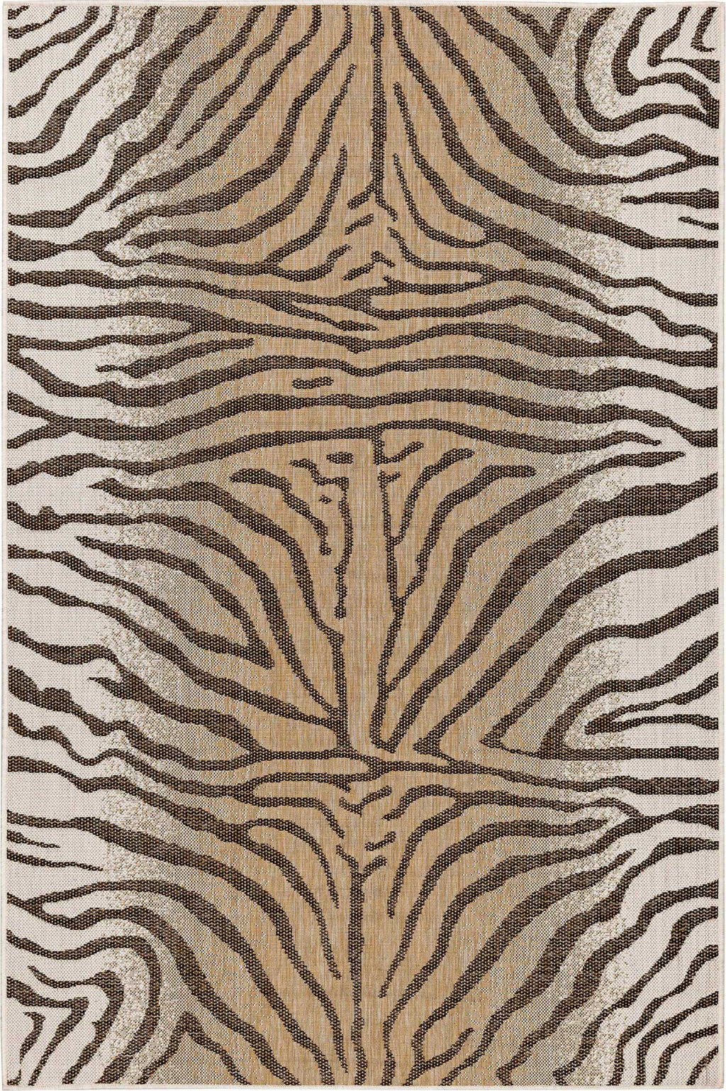 Trans Ocean Carmel 8431/12 Zebra Beige Area Rug by Liora Manne ...