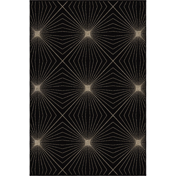 Orian Rugs Da Vinci Illusion Black Area Rug – Incredible Rugs and Decor