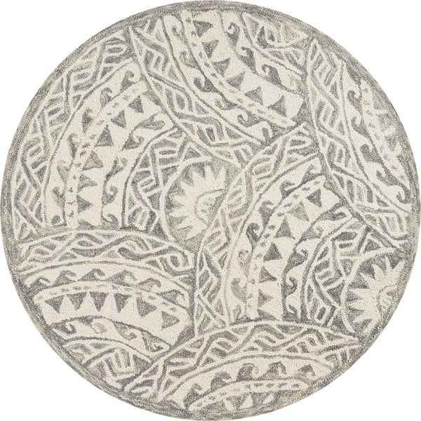 LR Resources Dazzle Geometric Waves Ivory / Grey Area Rug – Incredible ...