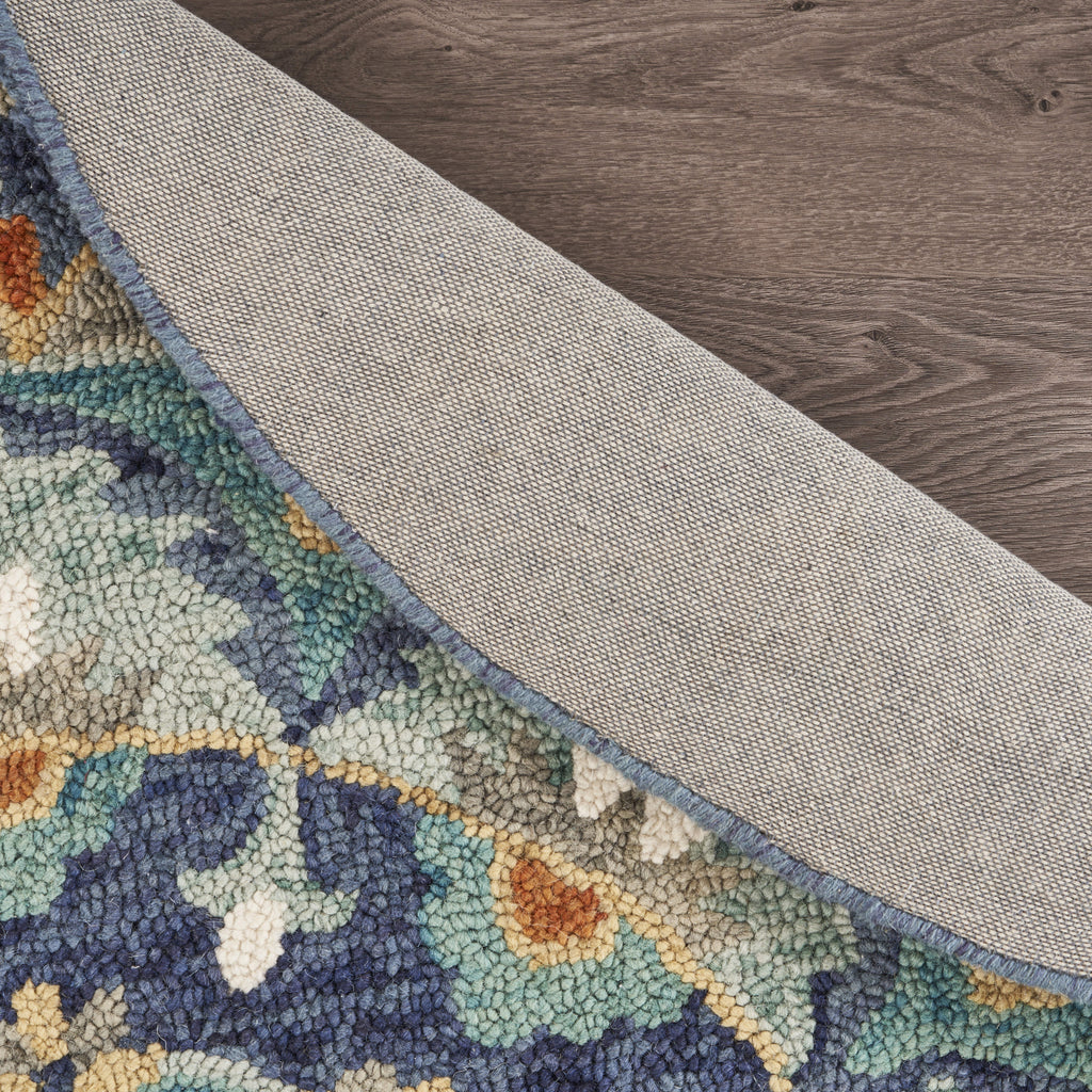 LR Resources Dazzle Floral Spin Teal / Blue Area Rug – Incredible Rugs ...