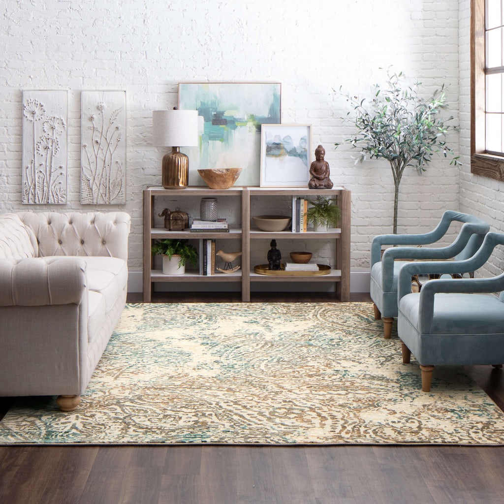 Karastan Touchstone Drava Jadeite Area Rug – Incredible Rugs and Decor