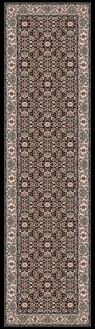 Dynamic Rugs Ancient Garden 57011 Black/Ivory Area Rug – Incredible ...