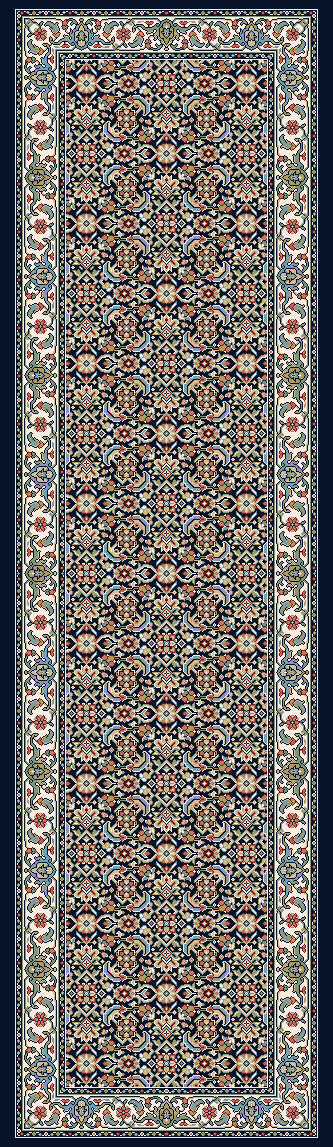 Dynamic Rugs Ancient Garden 57011 Navy Area Rug – Incredible Rugs and Decor