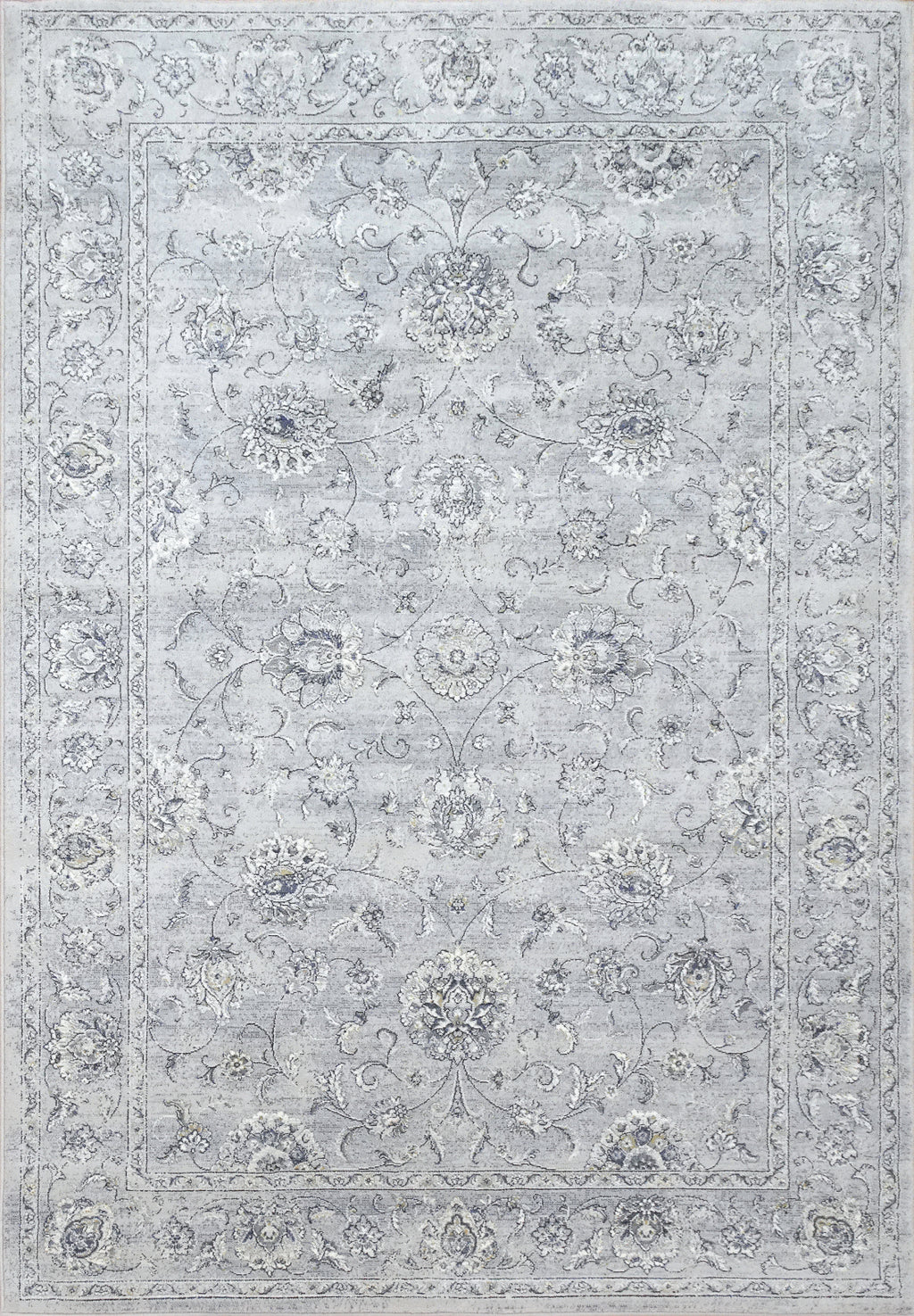 Dynamic Rugs Ancient Garden 57126 Silver/Grey Area Rug – Incredible ...