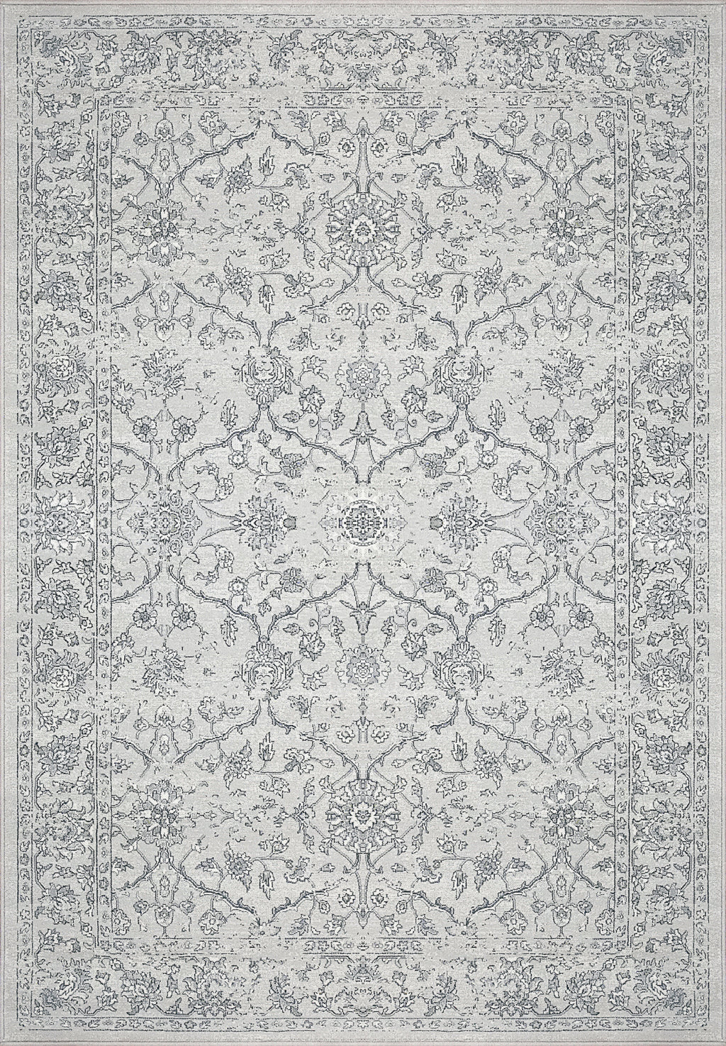 Dynamic Rugs Ancient Garden 57136 Silver/Grey Area Rug – Incredible ...