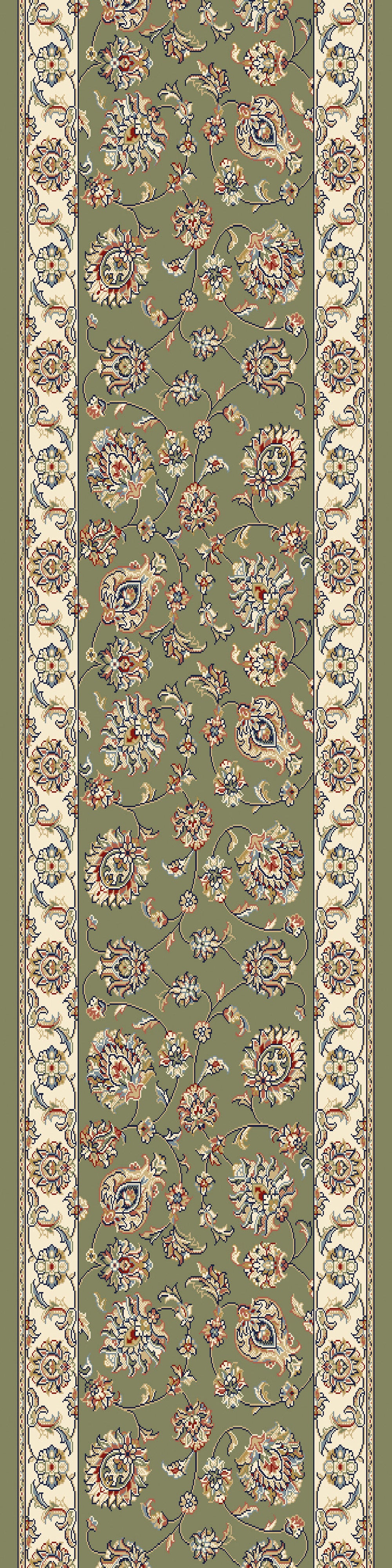 Dynamic Rugs Ancient Garden 57365 Green/Ivory Area Rug – Incredible ...