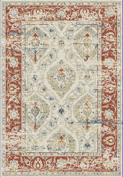 Dynamic Rugs Essence 55780 Ivory/Red Area Rug – Incredible Rugs and Decor