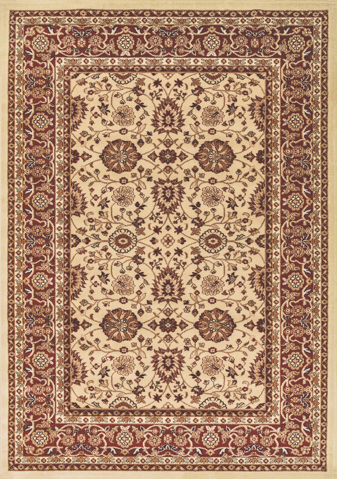 Dynamic Rugs Yazd 2803 Cream/Red Area Rug – Incredible Rugs and Decor