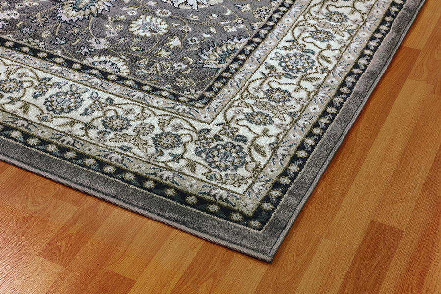 Dynamic Rugs Yazd 2803 Charcoal/Ivory Area Rug – Incredible Rugs and Decor