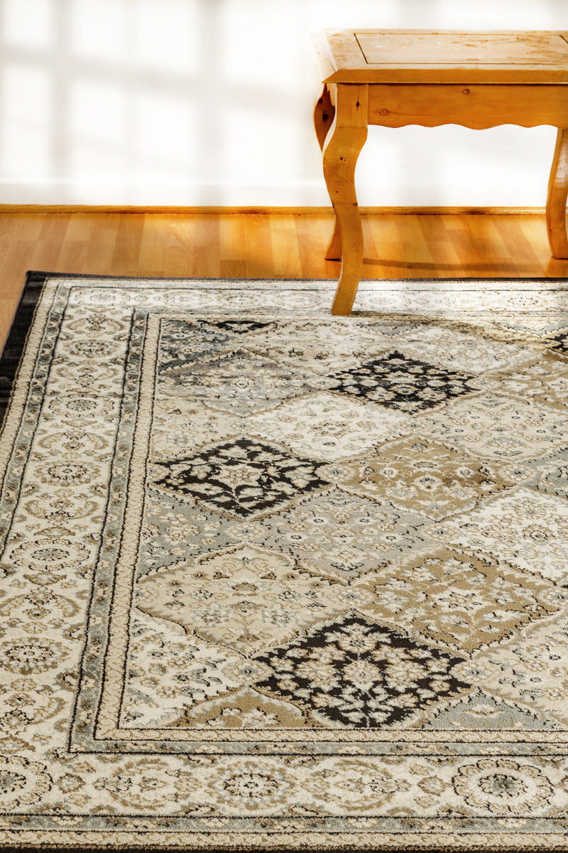 Dynamic Rugs Yazd 8471 Grey/Ivory Area Rug – Incredible Rugs and Decor