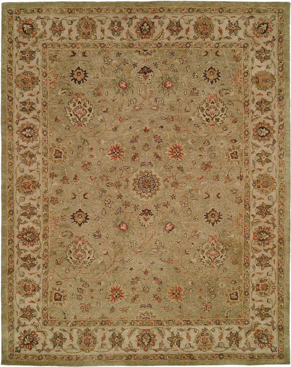 Kalaty Empire EM-287 Green/Ivory Area Rug – Incredible Rugs and Decor