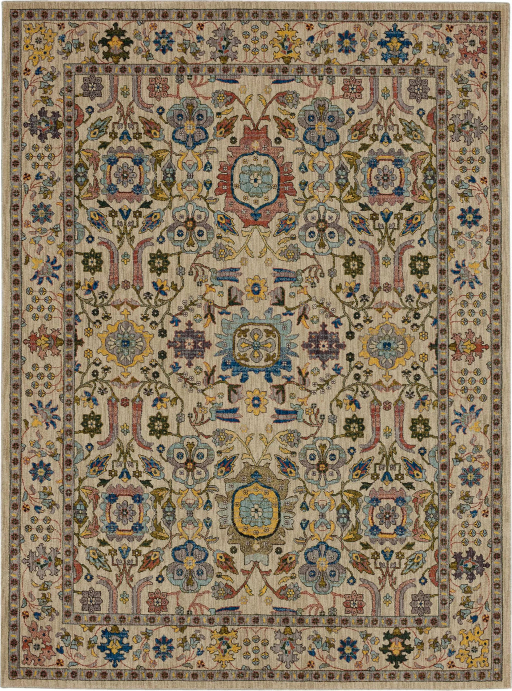 Karastan Pandora Enmity Dark Beige Area Rug – Incredible Rugs and Decor