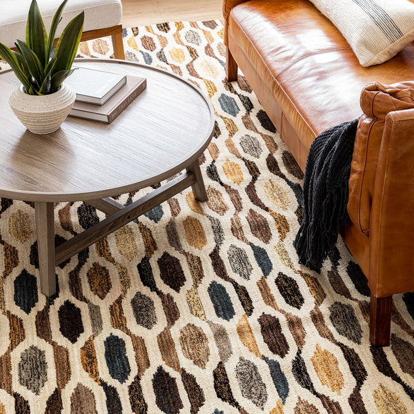 Karastan Elements Etro Beige Area Rug – Incredible Rugs and Decor
